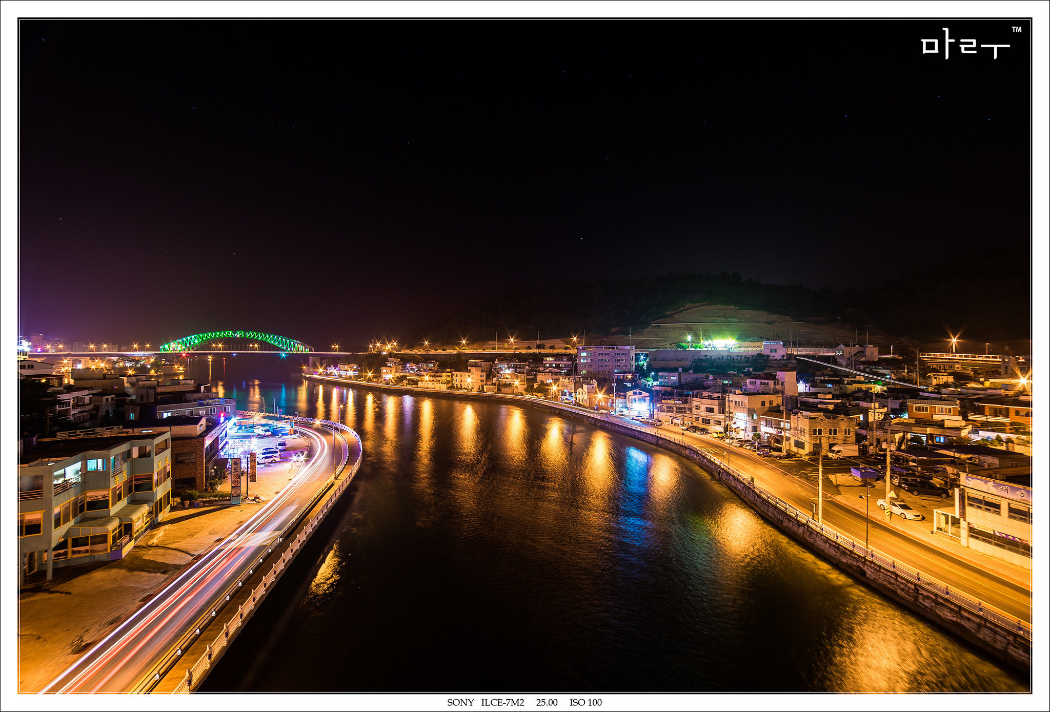 [a7m2] 간 밤에 찍어봤던 통영대교 야경 - 소니 Talk